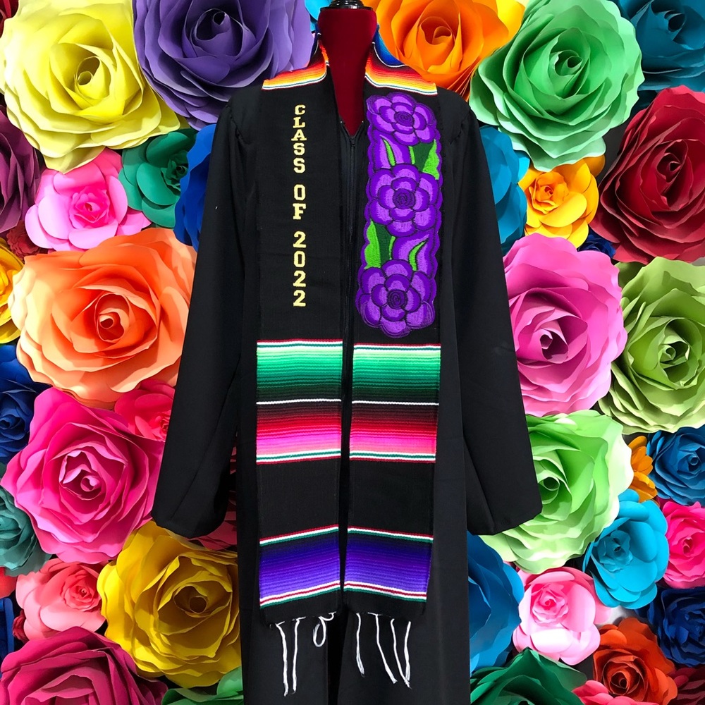 Graduation Mexican Stoles Class Of 2022 Whit Decorati… - Gem